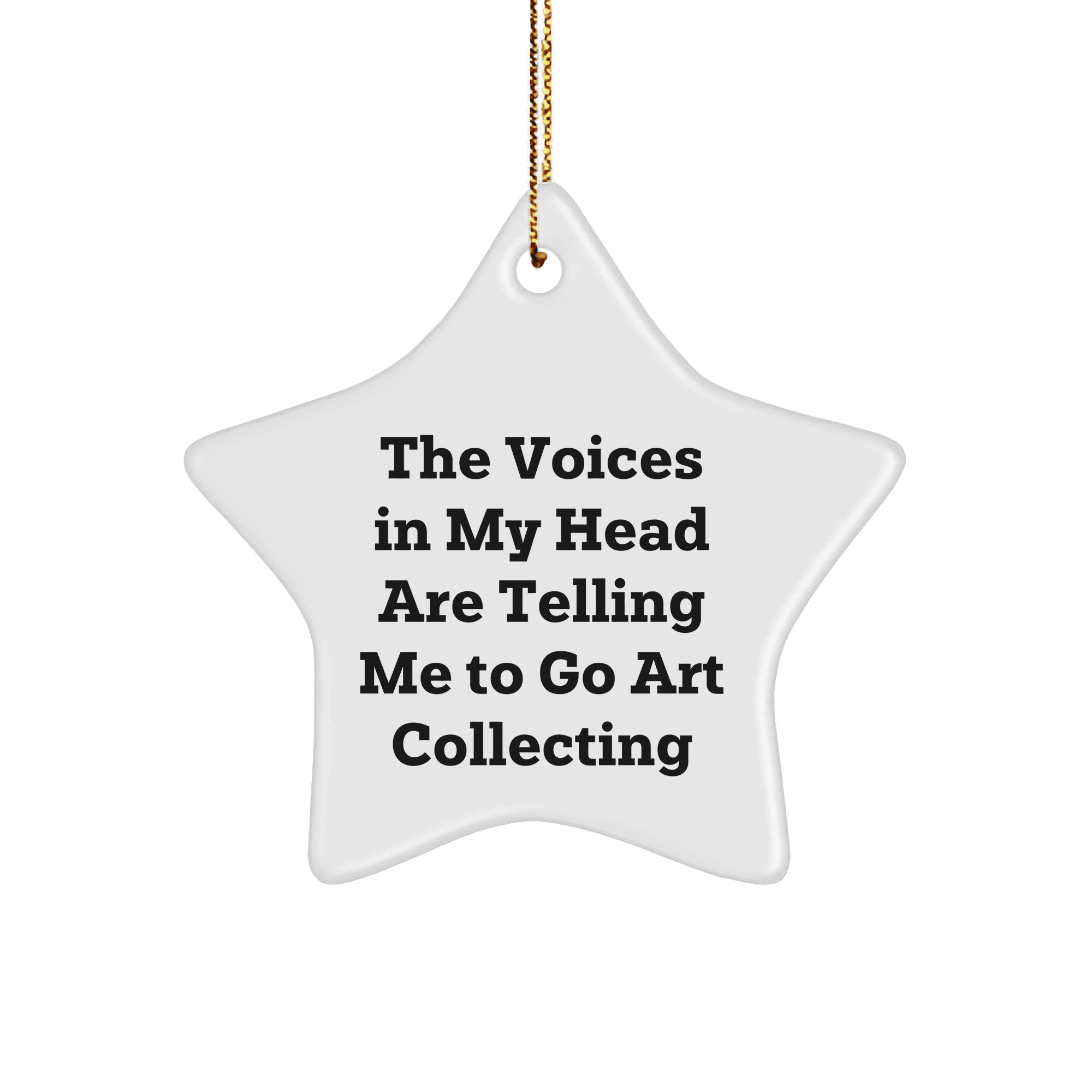 Funny Art Collecting Gifts from Friends - Star Ornament for Women with ...