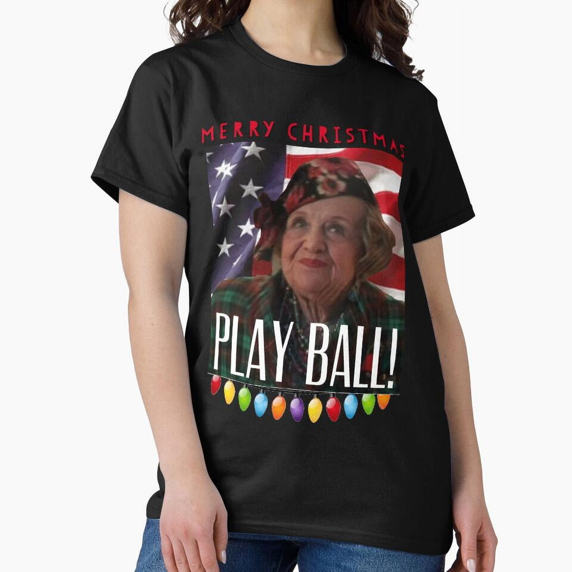 Funny Aunt Bethany Merry Christmas Play Ball Holiday Movie Graphic ...