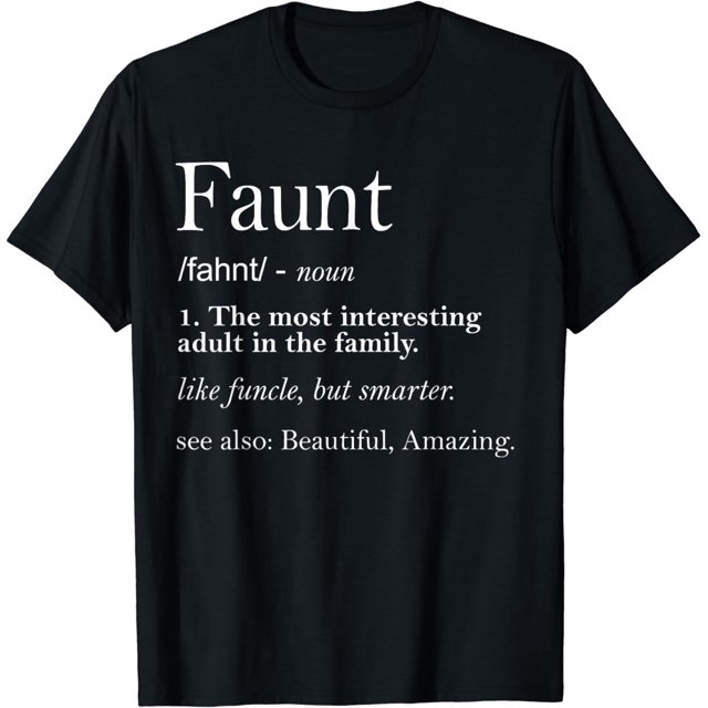 Funny Aunt Niece Apparel, Fun Faunt Definition Women T-Shirt - Walmart.com