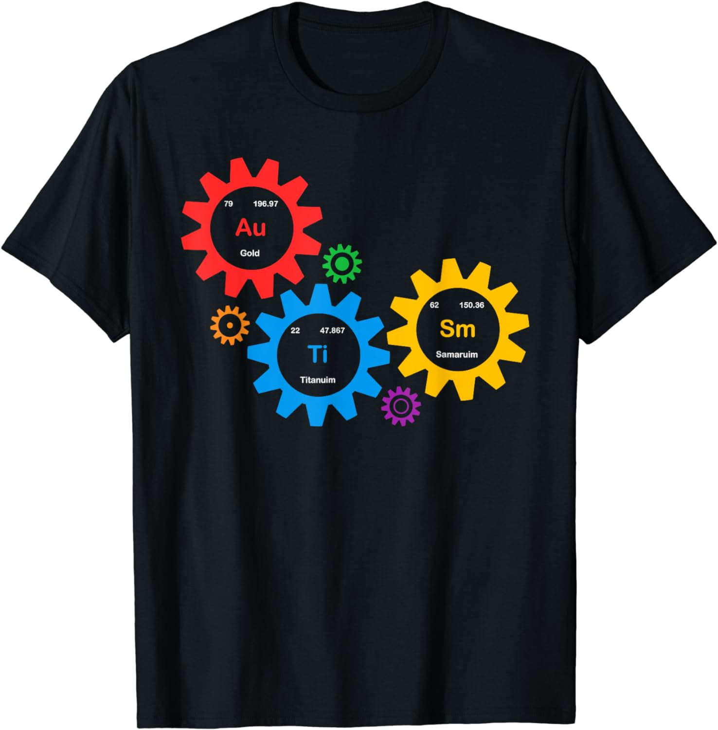 Funny Autism Awareness Elements Periodic Table Chemistry T-Shirt ...