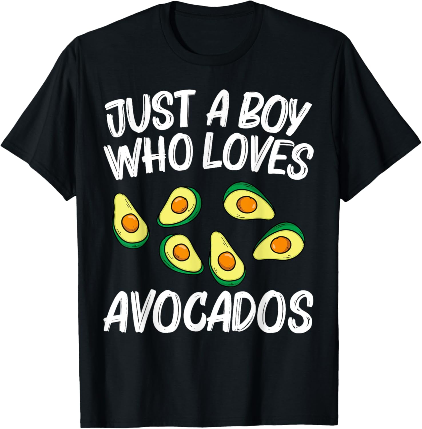Funny Avocado For Boys Kids Pear Guac Avocados Mexican Fruit T-Shirt ...