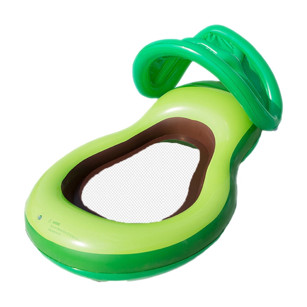 Funny Avocado Shape Pool Floats for Adults Inflatable Floating Row for ...