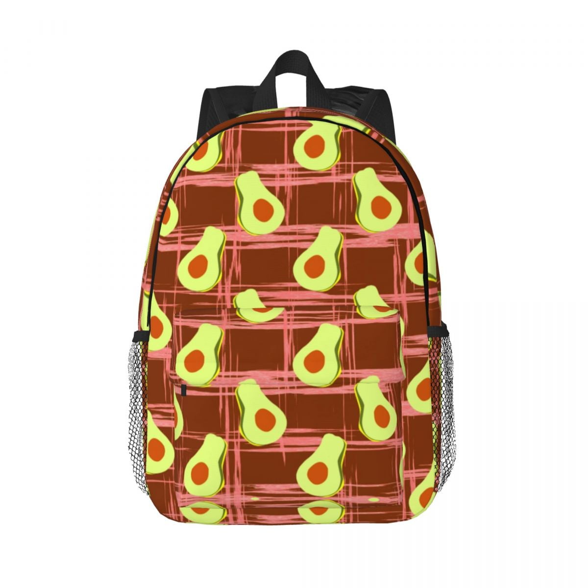 Funny Avocado Tree Pattern Backpack for Women Men Water Resistant ...