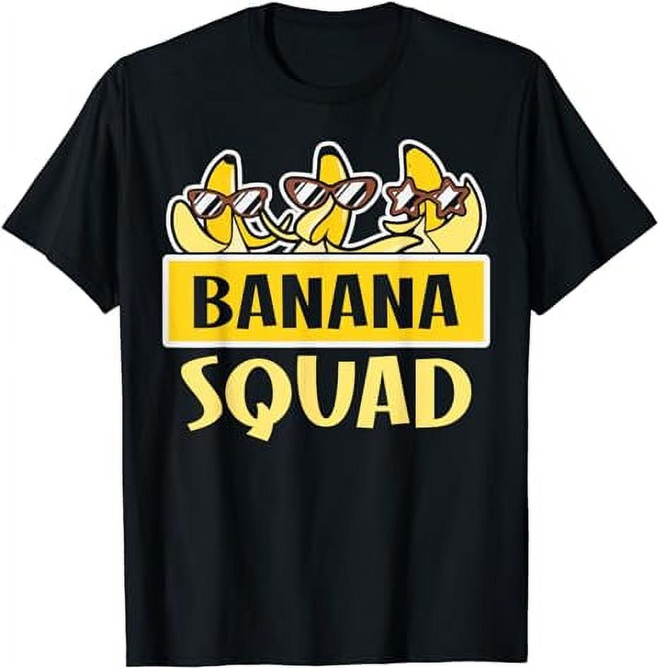Funny BANANA SQUAD Shirt That’s Bananas Halloween Costume T-Shirt ...