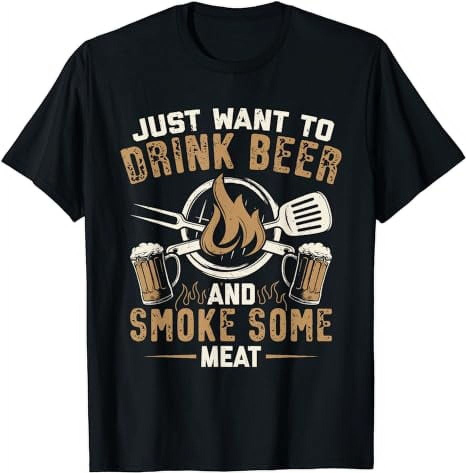 Funny BBQ Grill Chef Grilling Master Barbecue Lover BBQ T-Shirt ...