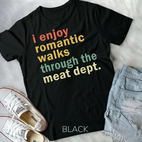 Funny BBQ Quote, Romantic Walks to the Meat Dept, Smoker Graphic Gift ...