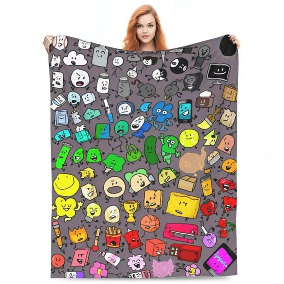 Funny BFDI Ultra-Soft Flannel Blanket This Super Soft Flannel Blanket ...