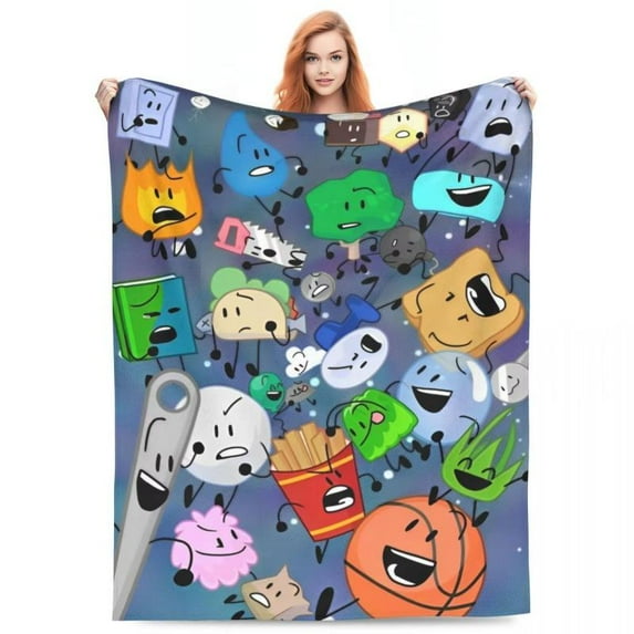 Funny BFDI Ultra-Soft Flannel Blanket This Super Soft Flannel Blanket ...