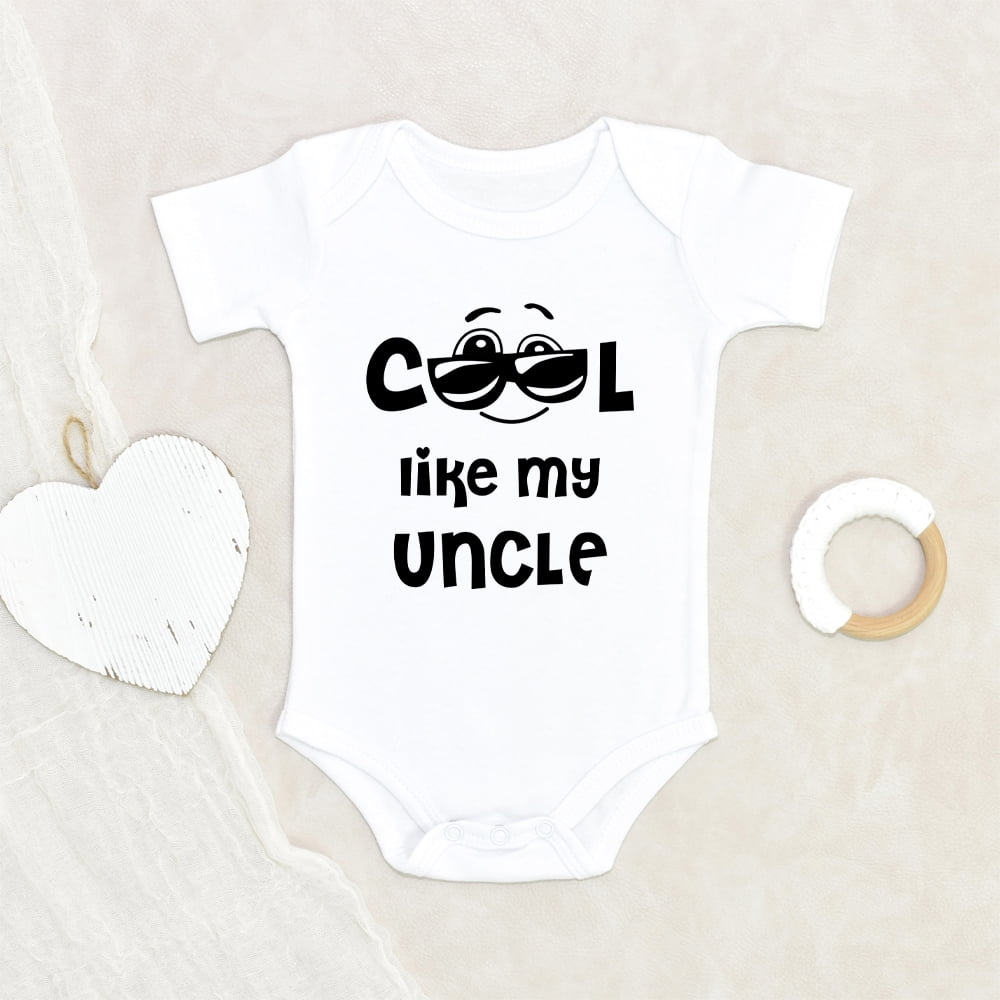 Funny Baby Clothes - Cool Like My Uncle Baby Clothes - Uncle Baby ...