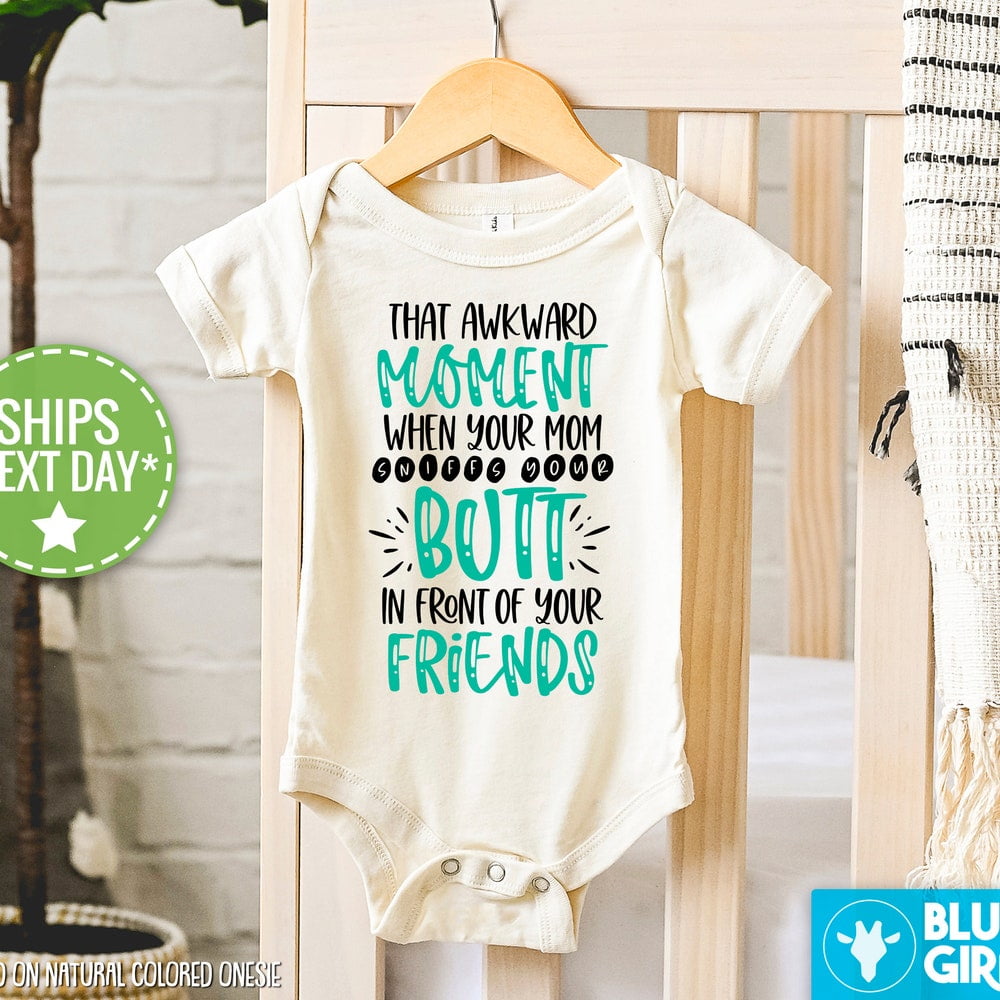 Funny Baby Onesie, That Awkward Moment Baby Bodysuit, That Awkward ...