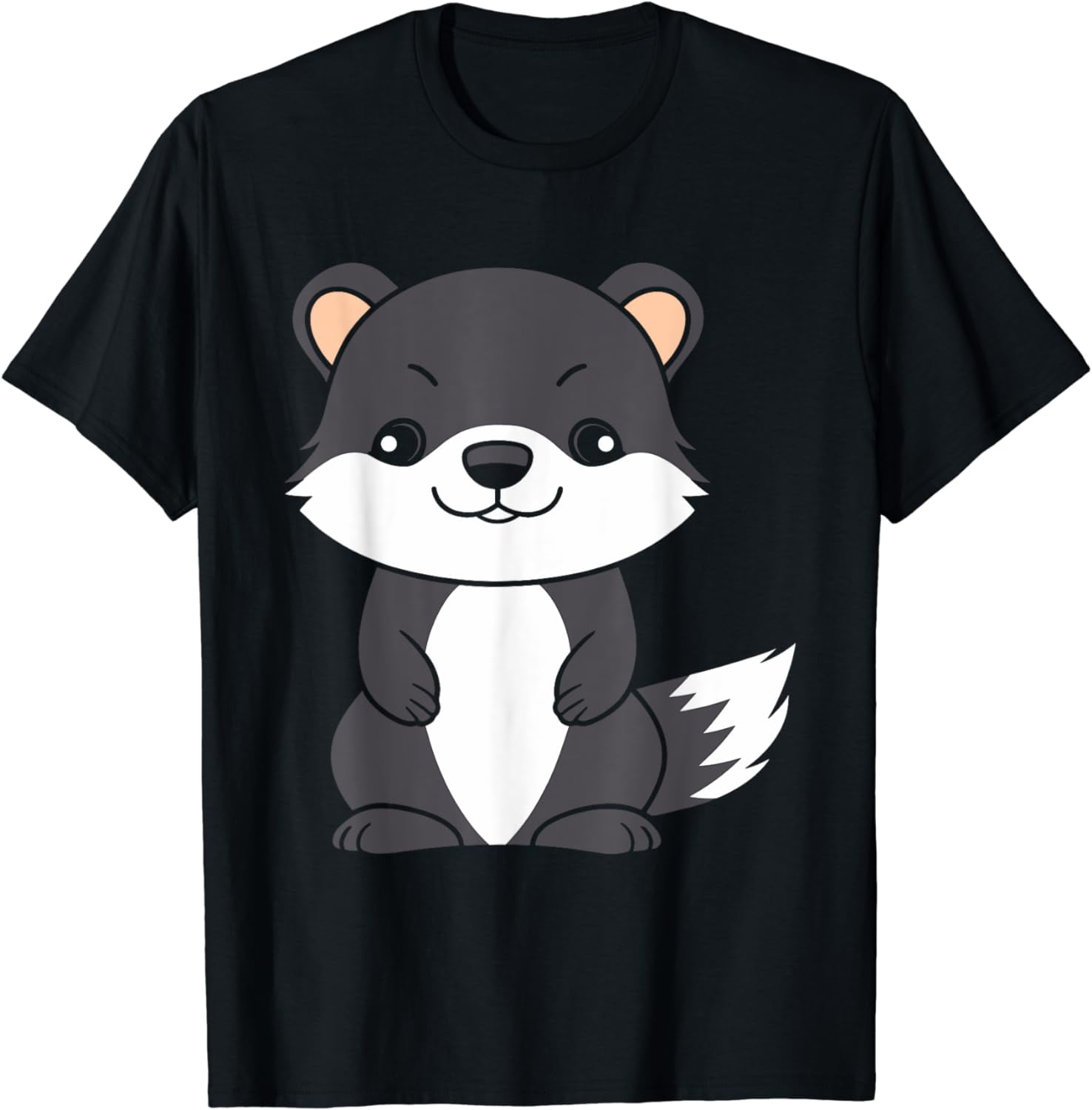 Funny Baby Weasels Minimalist Cute Simple Little Weasel T-Shirt ...