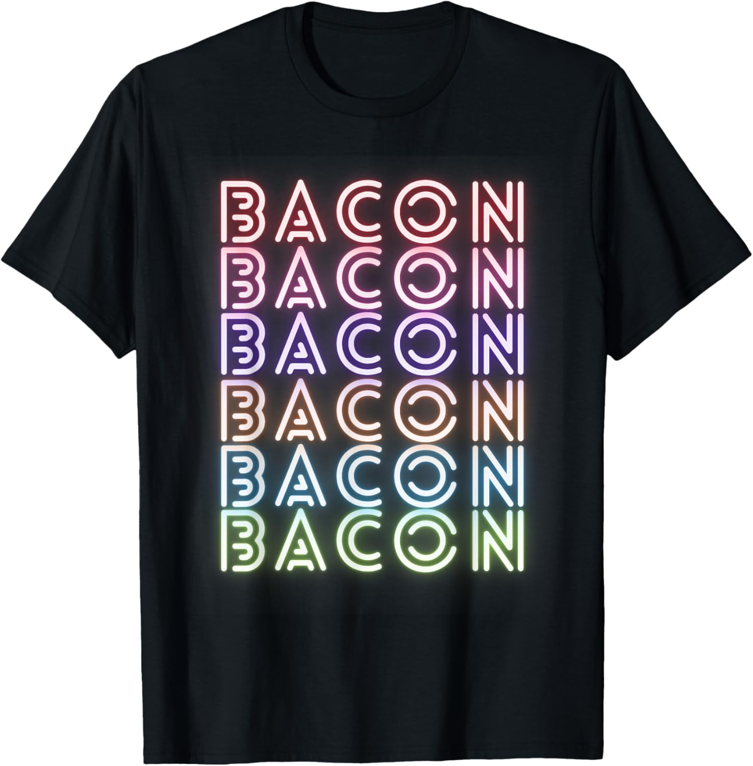 Funny Bacon Retro Vintage Bacon Food Foodie T-Shirt men and women can ...