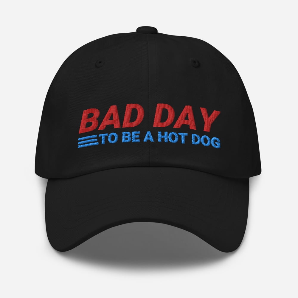 Funny Bad Day To Be A Hot Dog Hat, Hot Dog Hat, Foodie Hat, Funny Hot ...