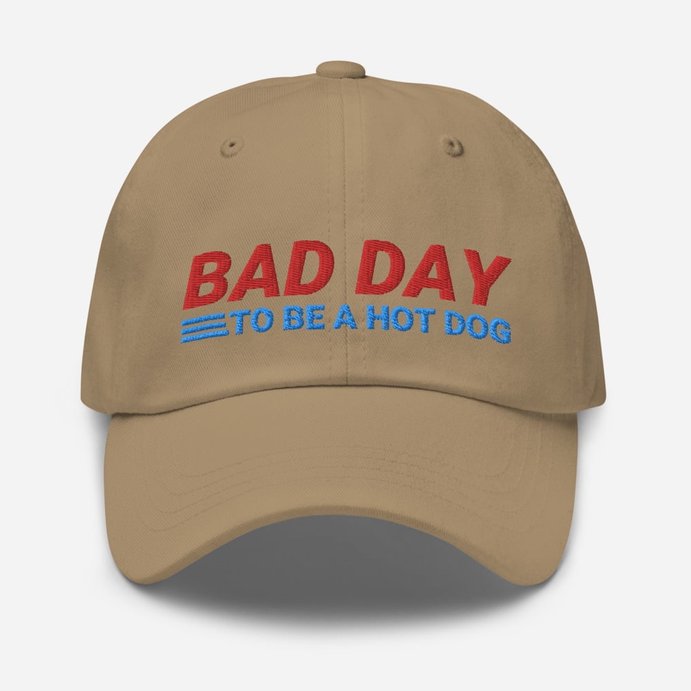 Funny Bad Day To Be A Hot Dog Hat, Hot Dog Hat, Foodie Hat, Funny Hot ...