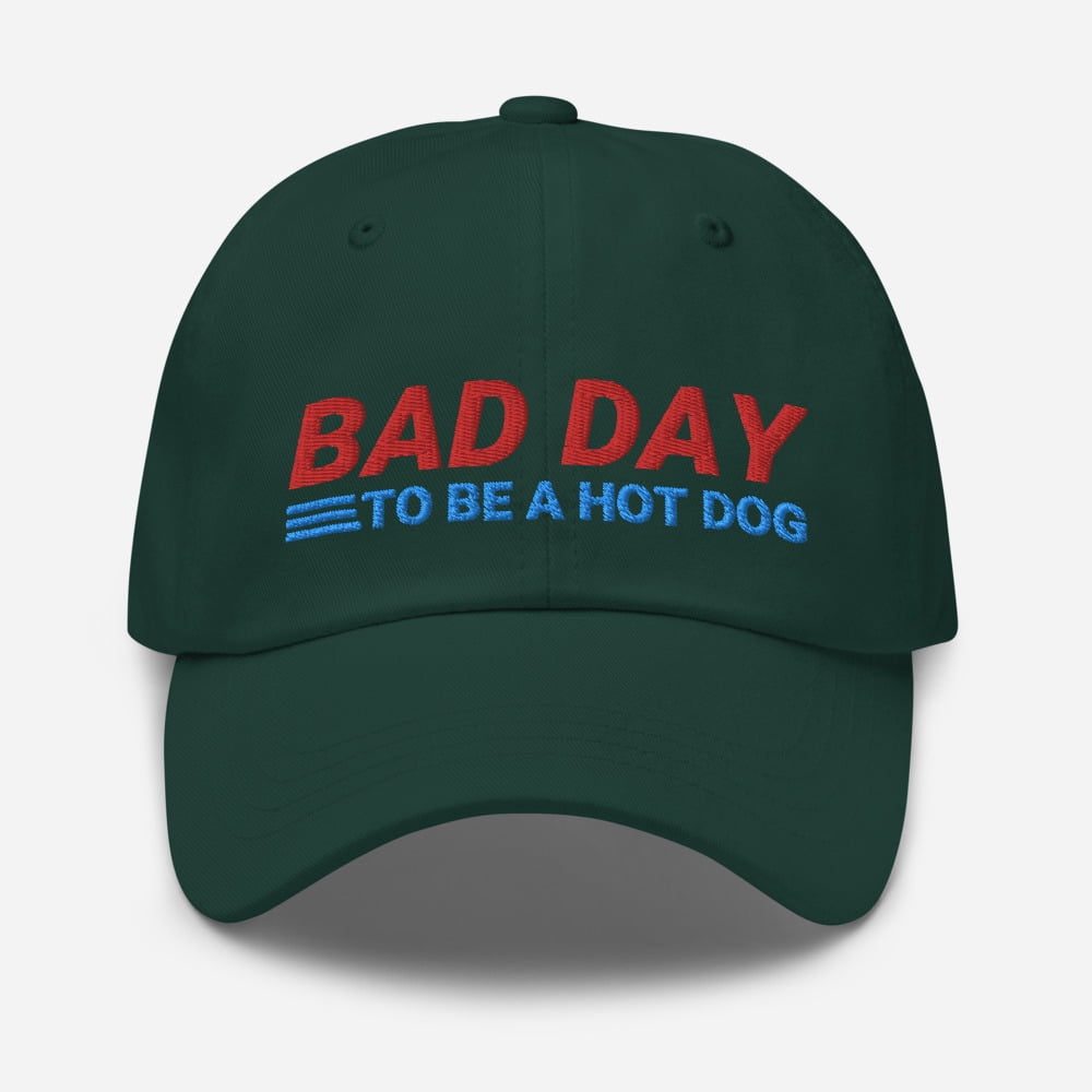 Funny Bad Day To Be A Hot Dog Hat, Hot Dog Hat, Foodie Hat, Funny Hot ...