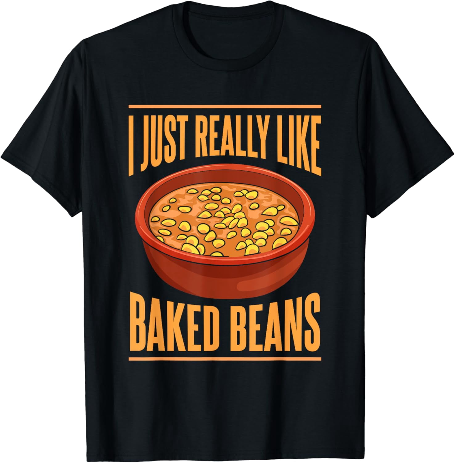 Funny Baked Beans Foodie T-Shirt mens t shirt，black，women，funny，misfits ...