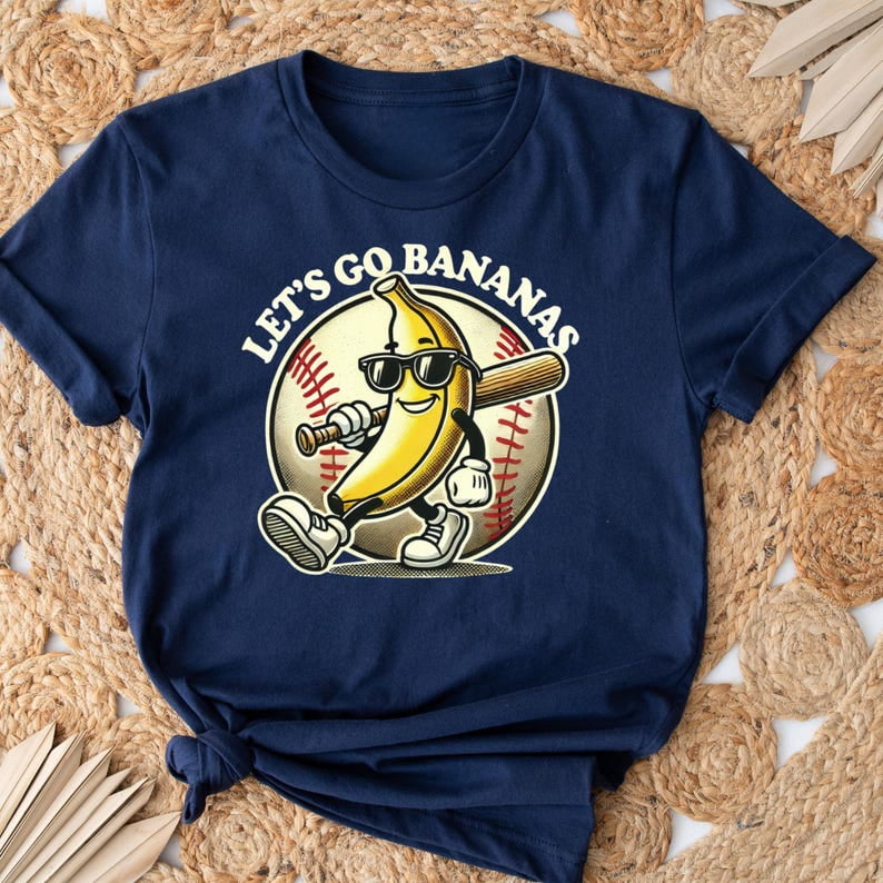 Funny Banana Baseball Shirt, Sports Team Mascot Shirt,Hip Hop Banana ...