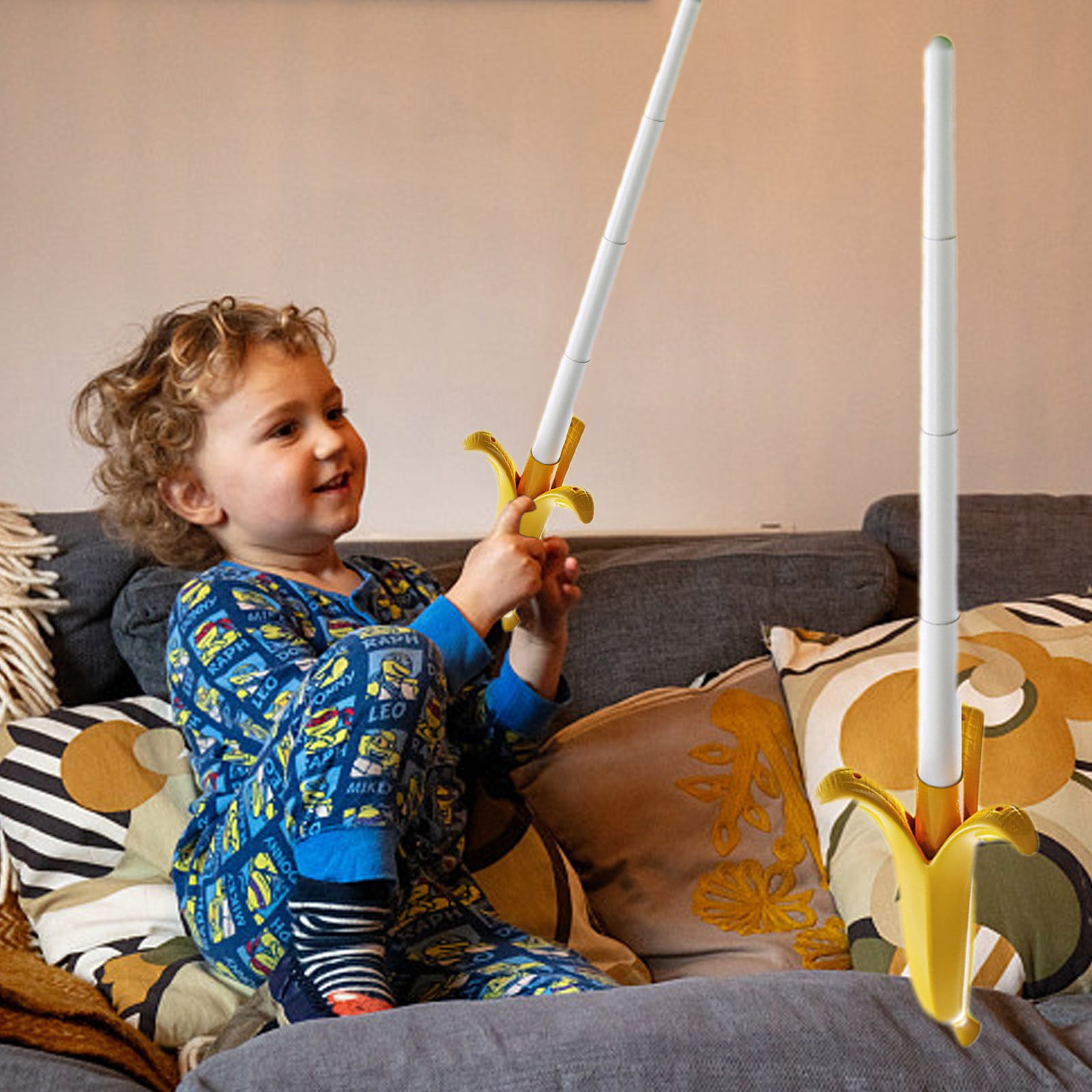 Funny Banana Extendable Toy Sword Retractable Fake Sword With Smooths ...