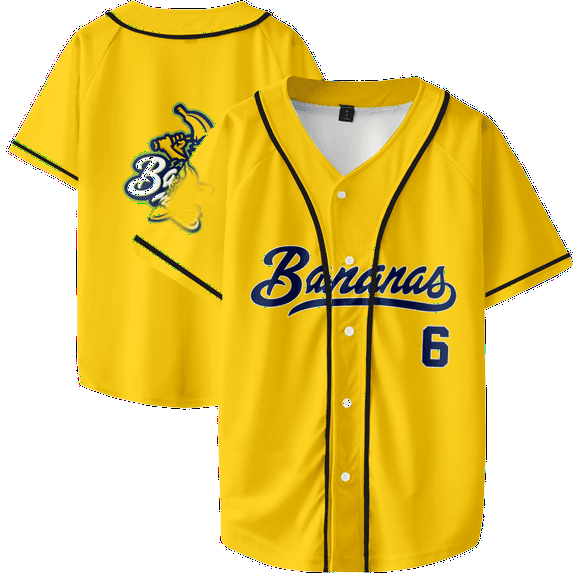 Funny Banana Merch Let's Go Bananas Baseball Jacket Unisex Stylish V ...