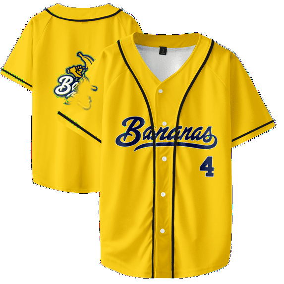 Funny Banana Merch Let's Go Bananas Baseball Jacket Unisex Stylish V ...