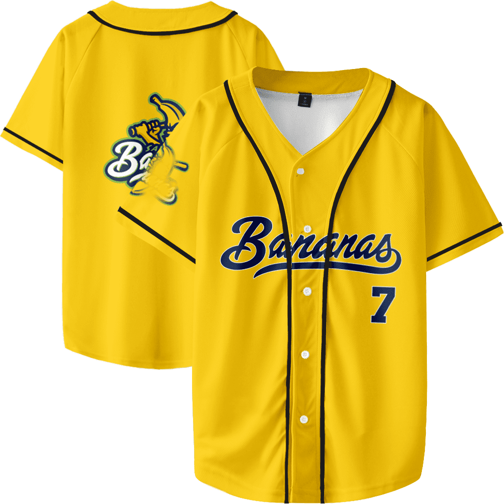 Funny Banana Merch Let's Go Bananas Baseball Jacket Unisex Stylish V ...