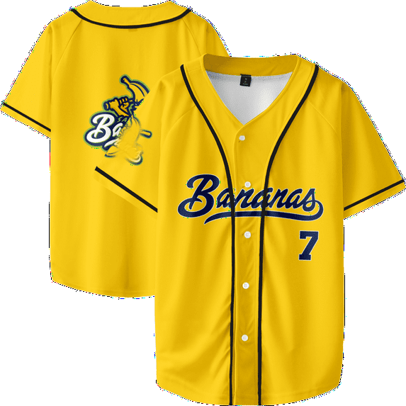 Funny Banana Merch Let's Go Bananas Baseball Jacket Unisex Stylish V ...