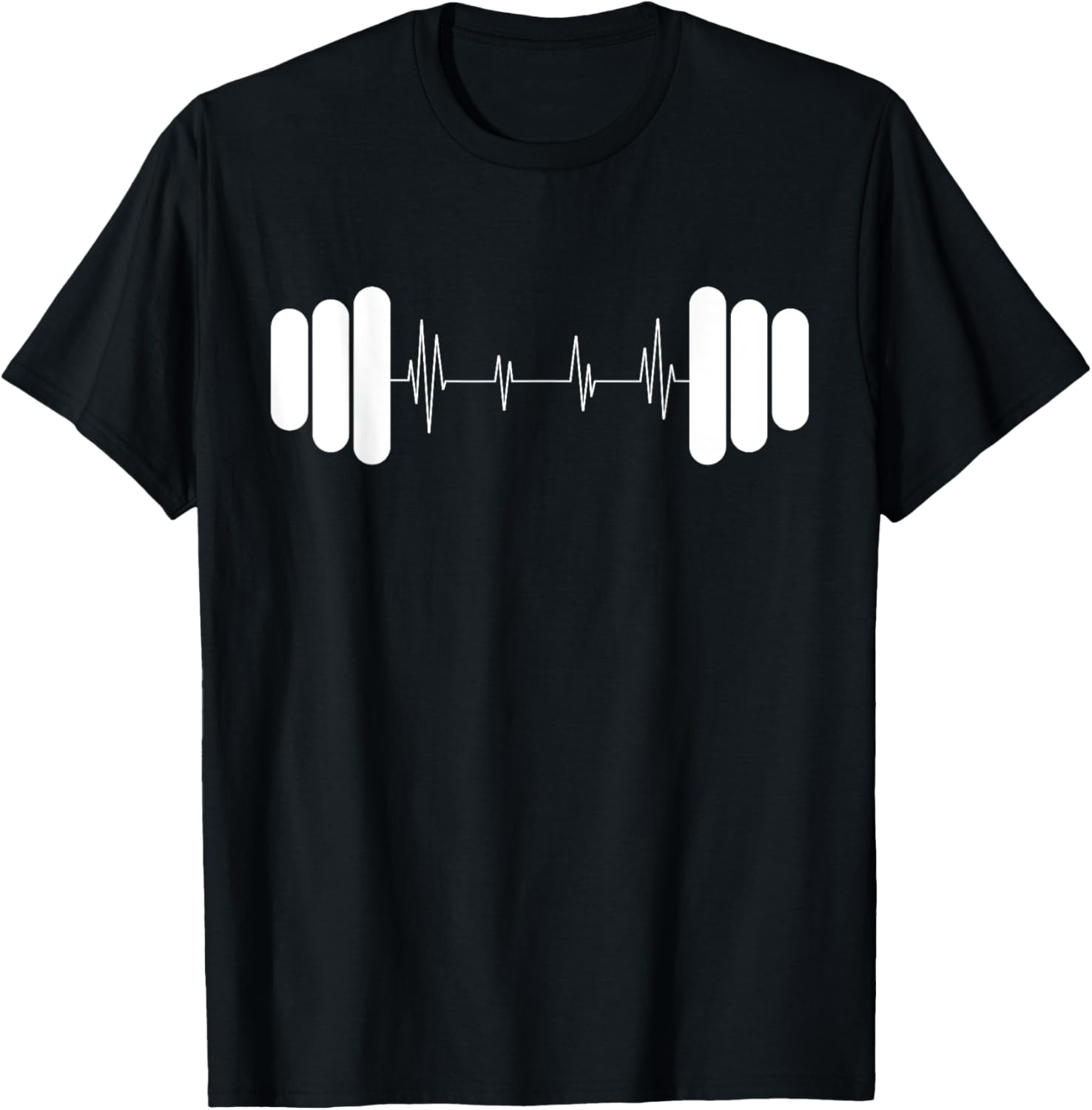 Funny Barbell Weightlifting Gift Men Women Cool Bodybuilding T-Shirt ...