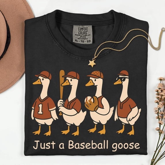 Funny Baseball Goose PNG _ Sports Sublimation Design _ Quirky Goose ...