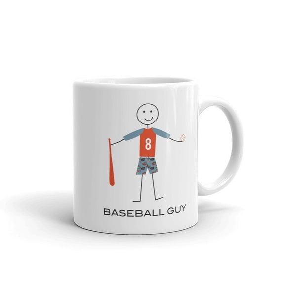 Funny Baseball Mug for B1O, Sport Gif for M1en Baseball Coffee Mug ...