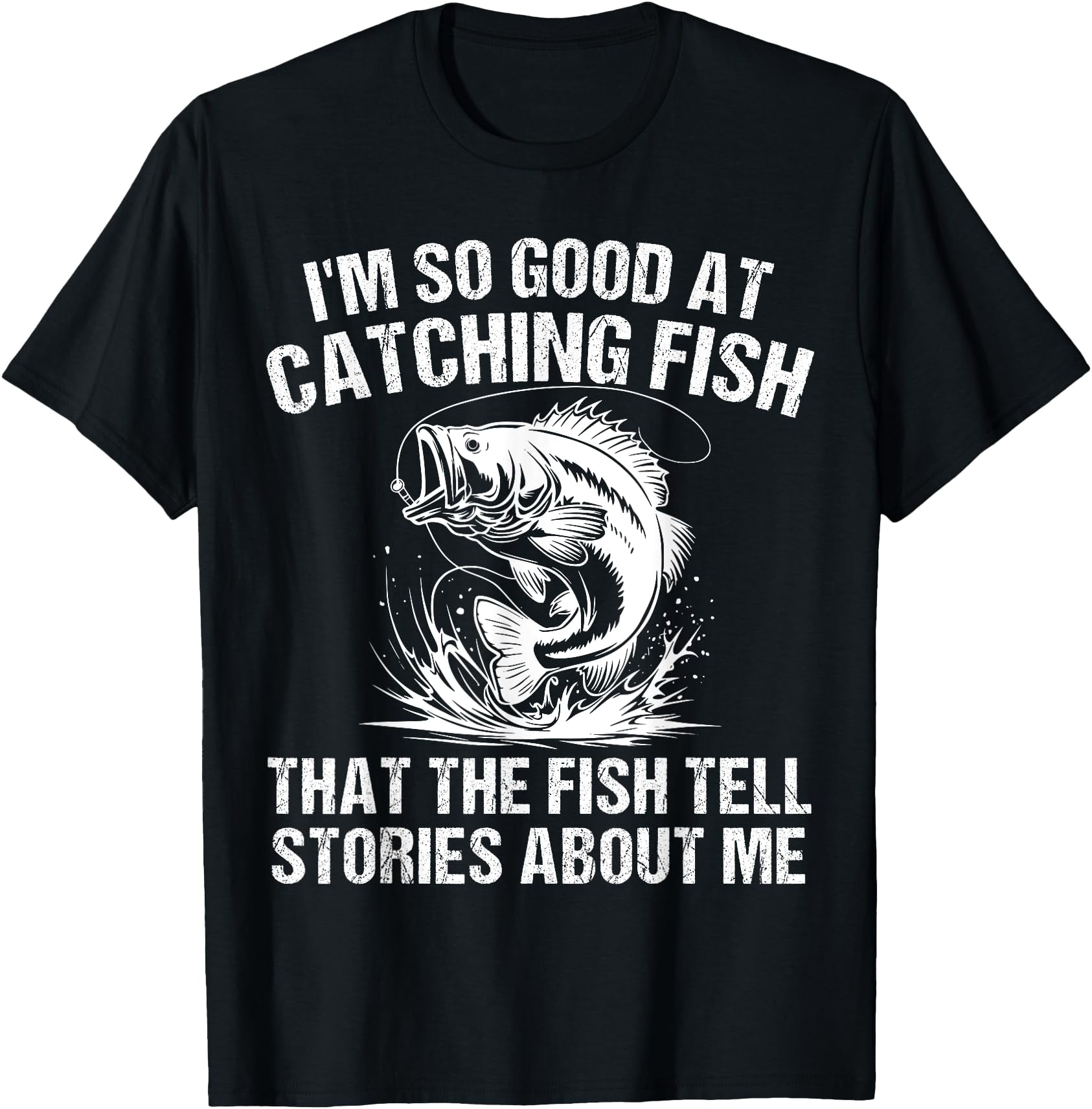 Funny Bass Fishing Angler T-Shirt for Enthusiasts - Perfect Gift for ...