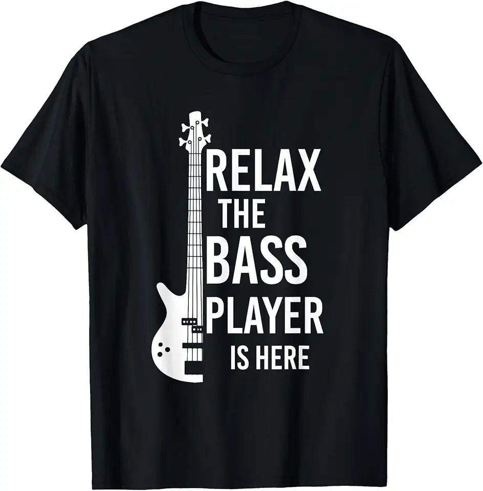 Funny Bass Player Musician Graphic Quote Unisex Short Sleeve T-Shirt ...