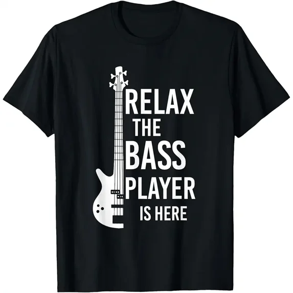 Funny Bass Player Musician Graphic Quote Unisex Short Sleeve T-Shirt ...