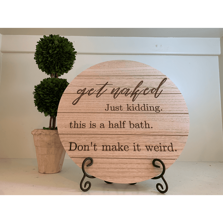 bathroom decor funny