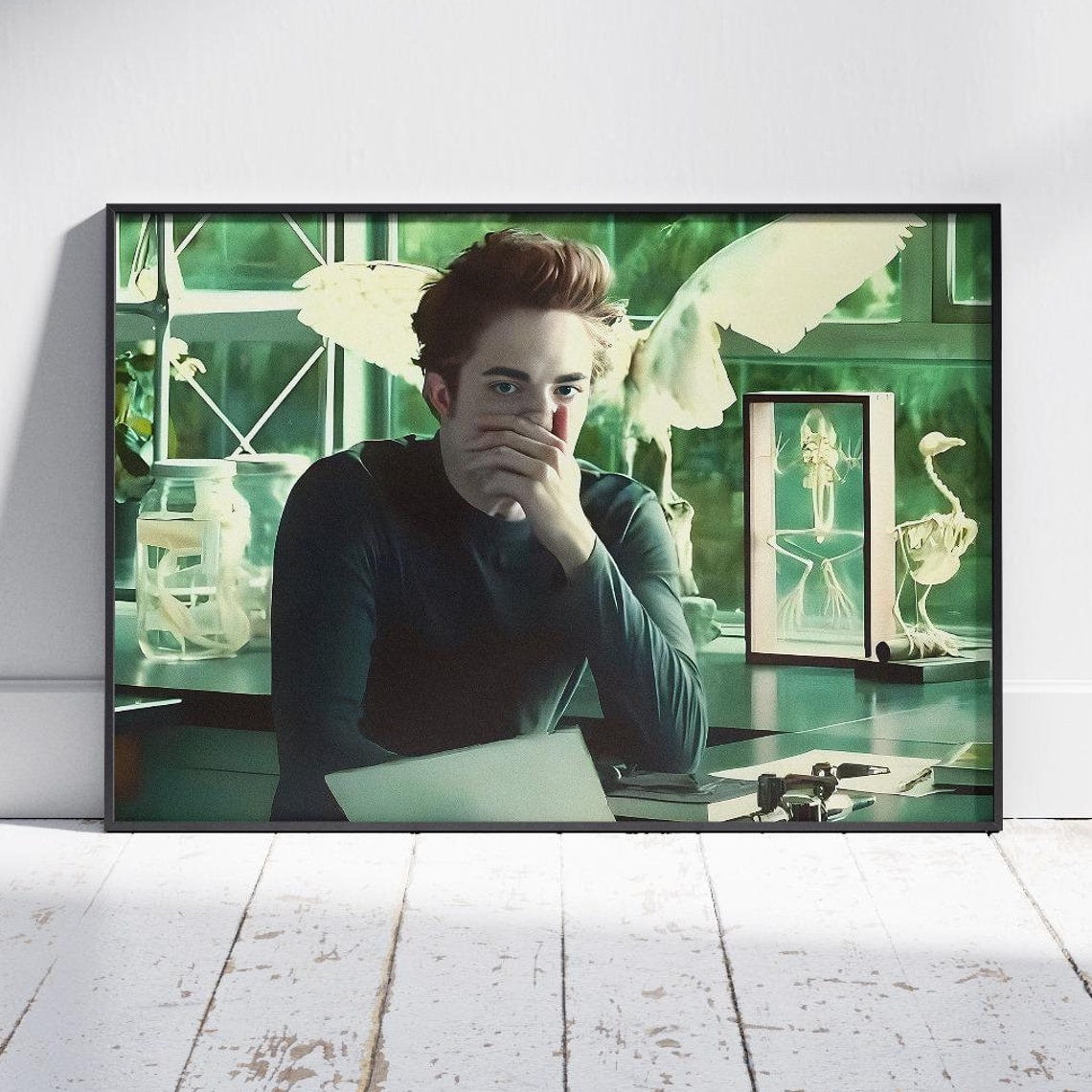 Funny Bathroom Poster, Edward Smell Stinky Face Print, Bathroom Wall ...