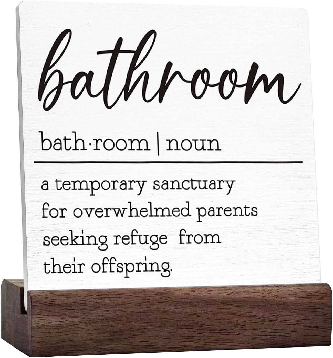 Funny Bathroom Sign Bathroom Definition Sign Sign For Bathroom Shelf ...