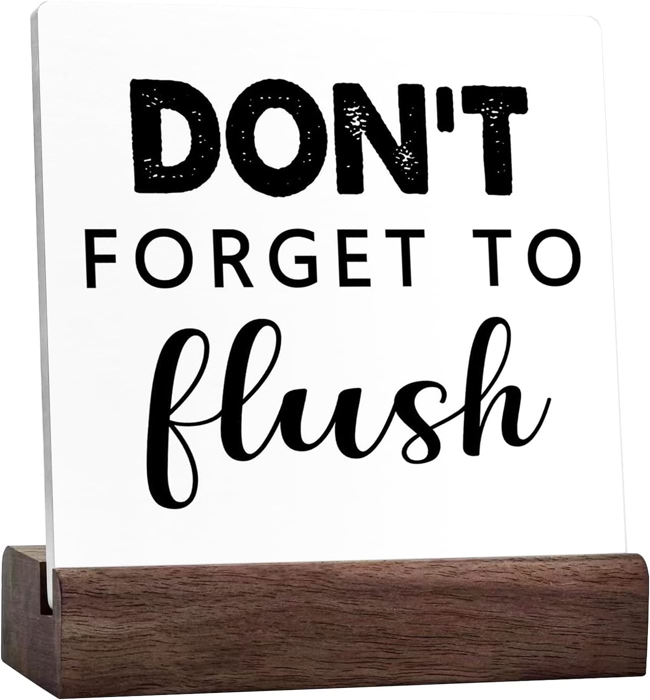 Funny Bathroom Signs,Don'T Forget To Flush Ceramic Table Sign For ...