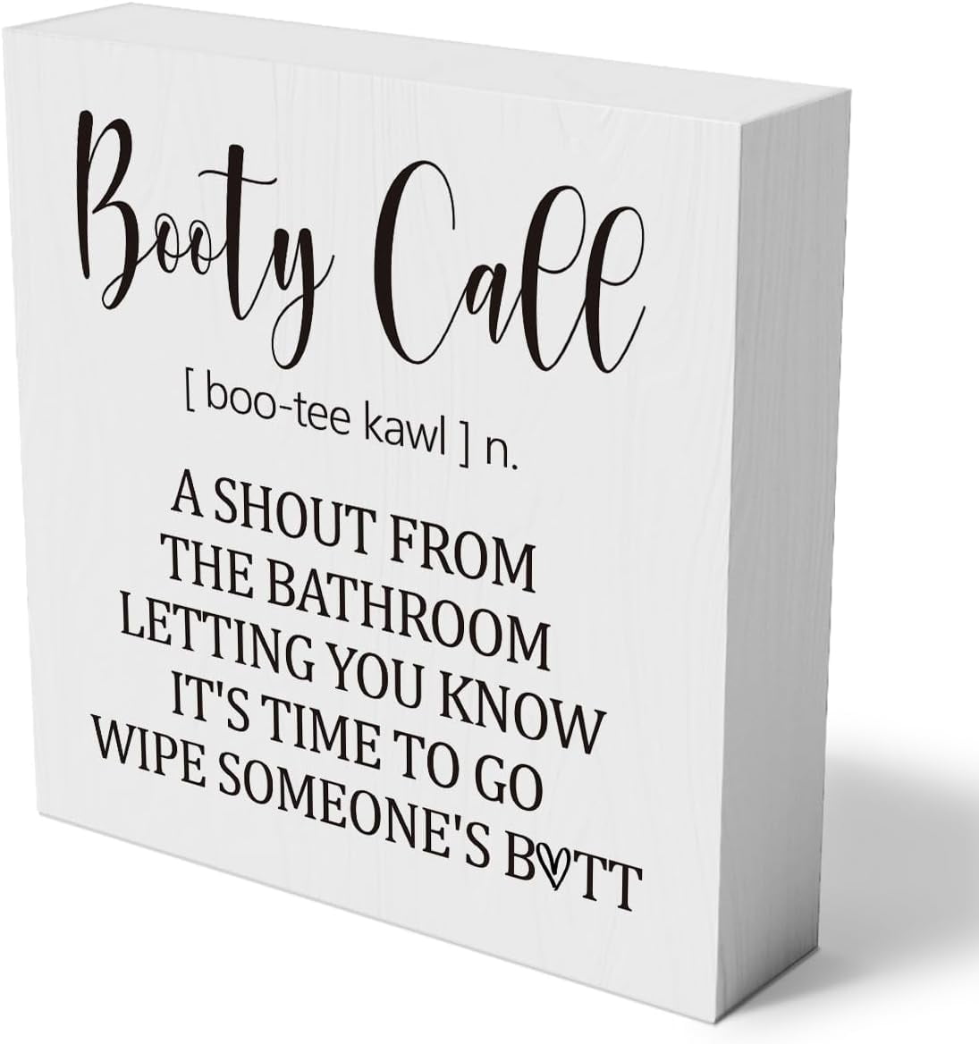 Funny Bathroom Wooden Box Sign Decorative Humor Toilet sayings Wood Box ...