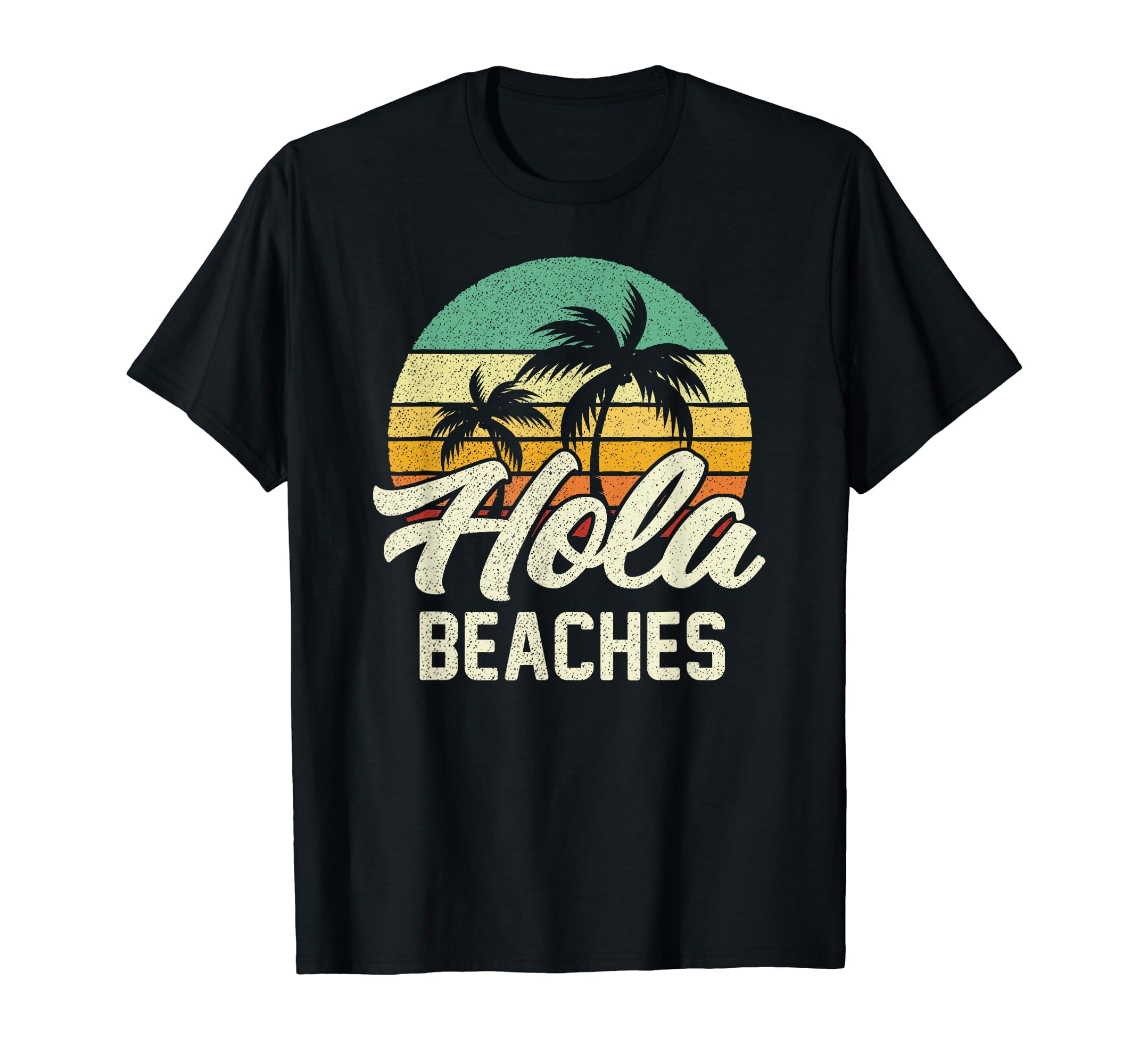 Funny Beach Shirt Hola Beaches Summer Trip Family Vacation Casual ...