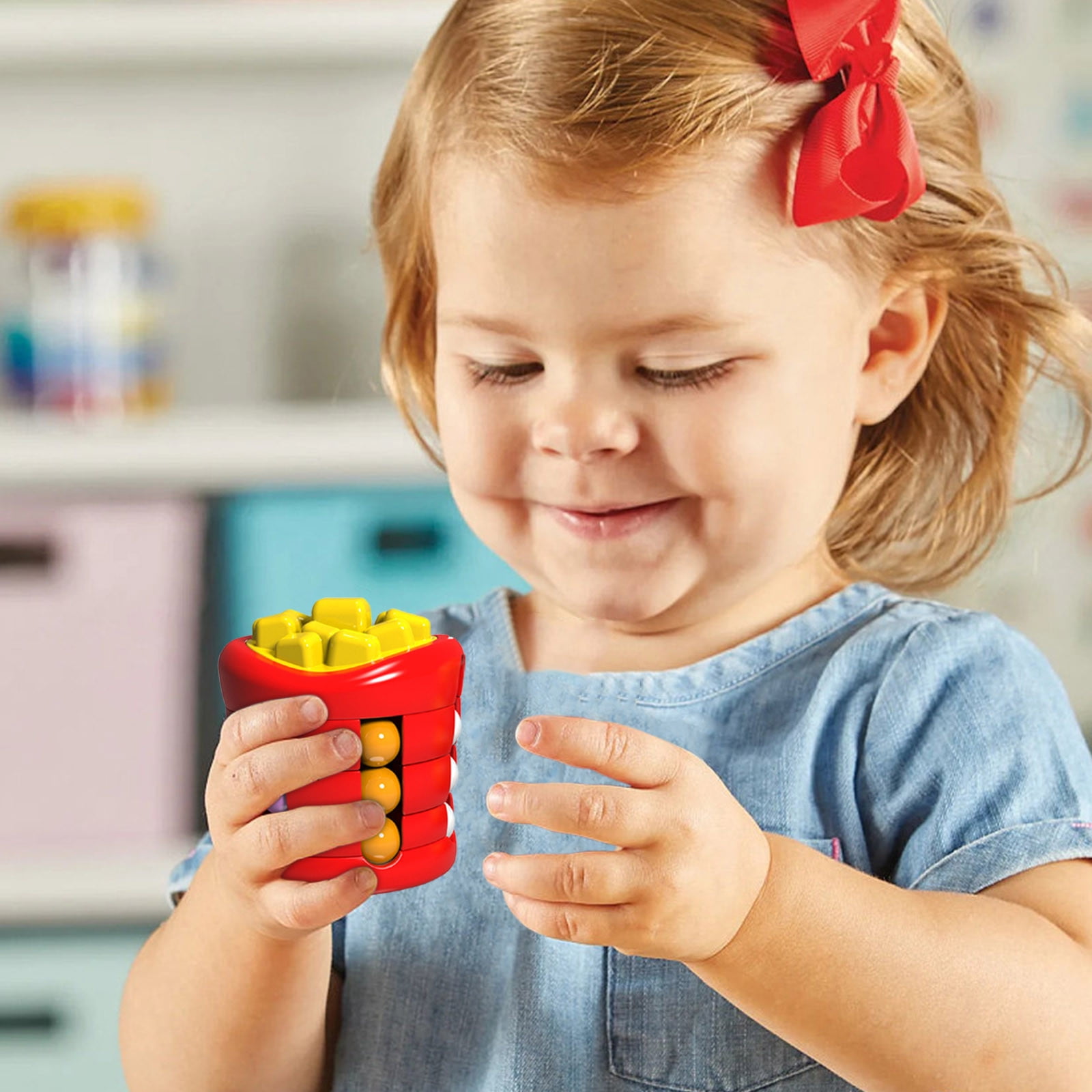 Funny Bead Puzzle, Sensory Fidget Toy, Fast-Food-Inspired Designs ...