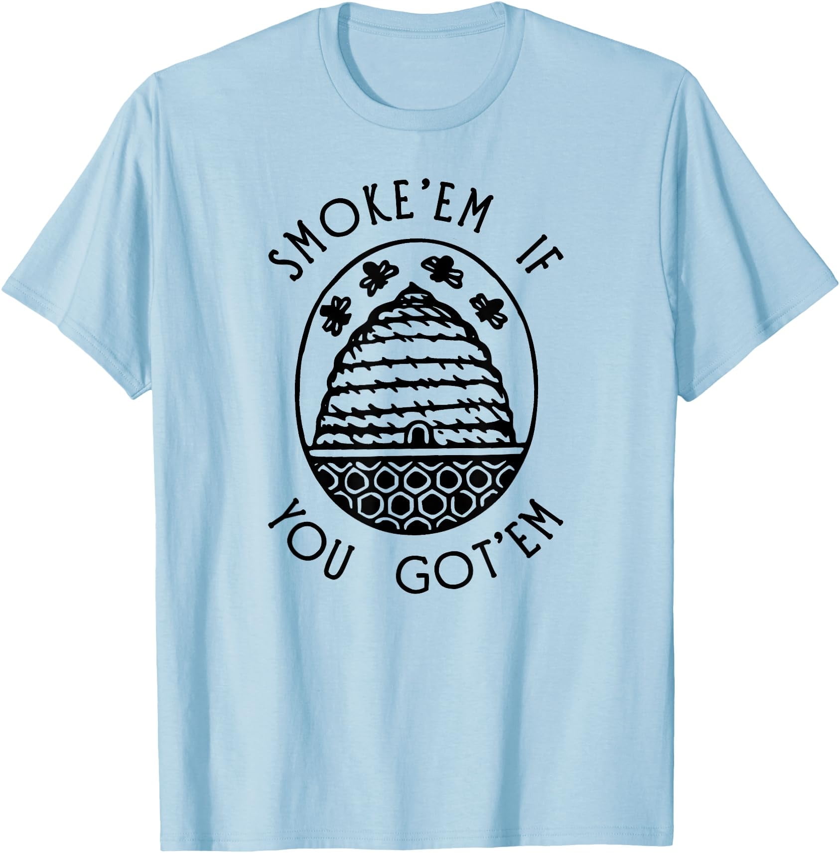 Funny Beekeeping Bee Smoke Them Honey Bees Tee Gift Softstyle T-Shirt ...