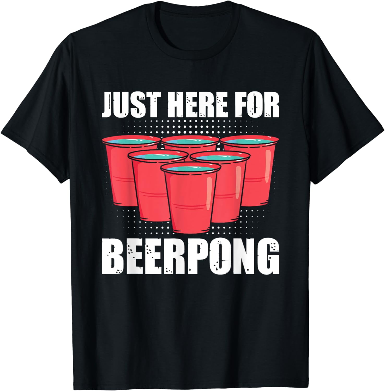 Funny Beer Pong Rules Referee Apparel - Cool College Student T-Shirt ...