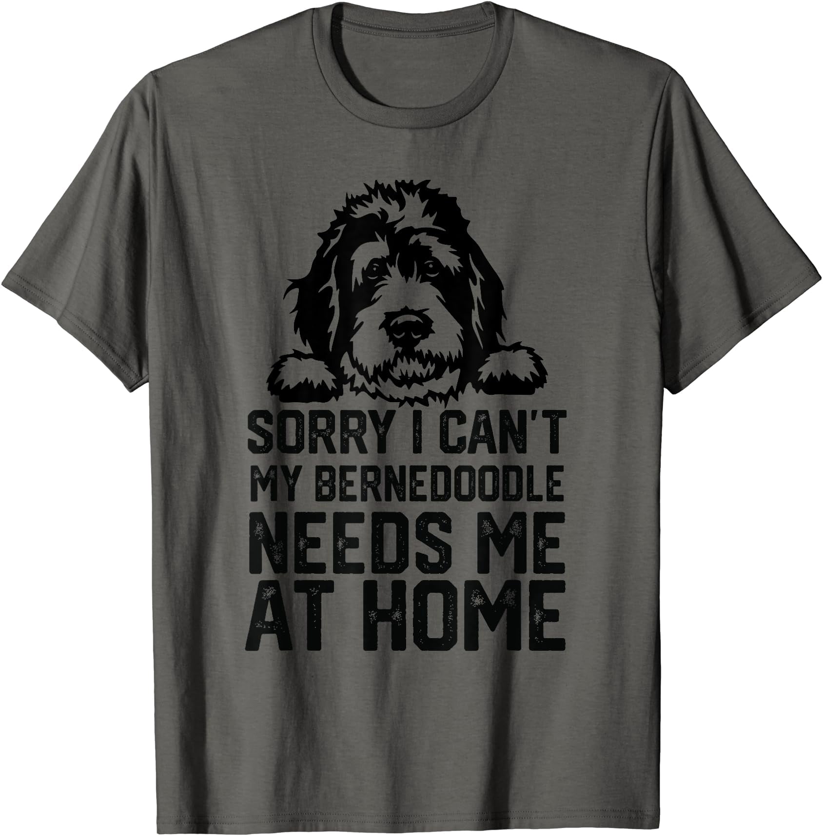 Funny Bernedoodle Dog Lover T-Shirt - Sorry I Can't My Bernedoodle ...