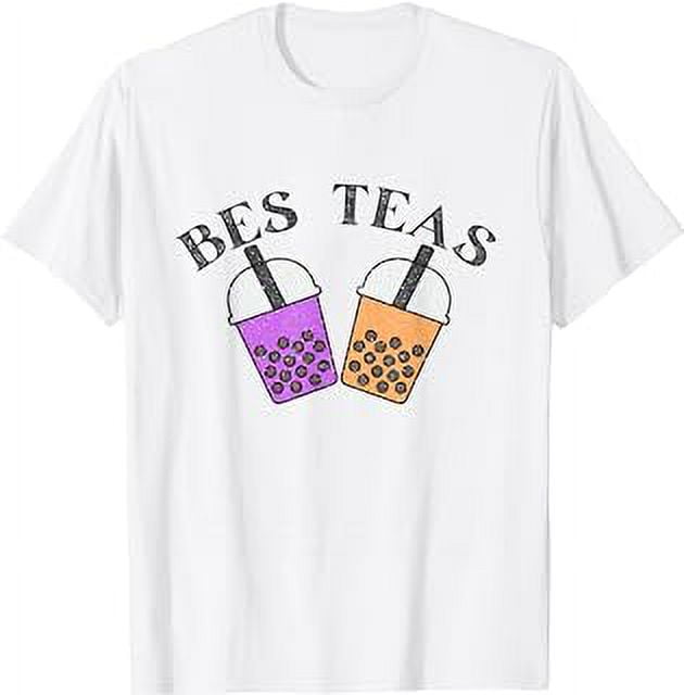 Funny Bes Teas sounds besties Cute Boba and Taro Best Friend T-Shirt ...