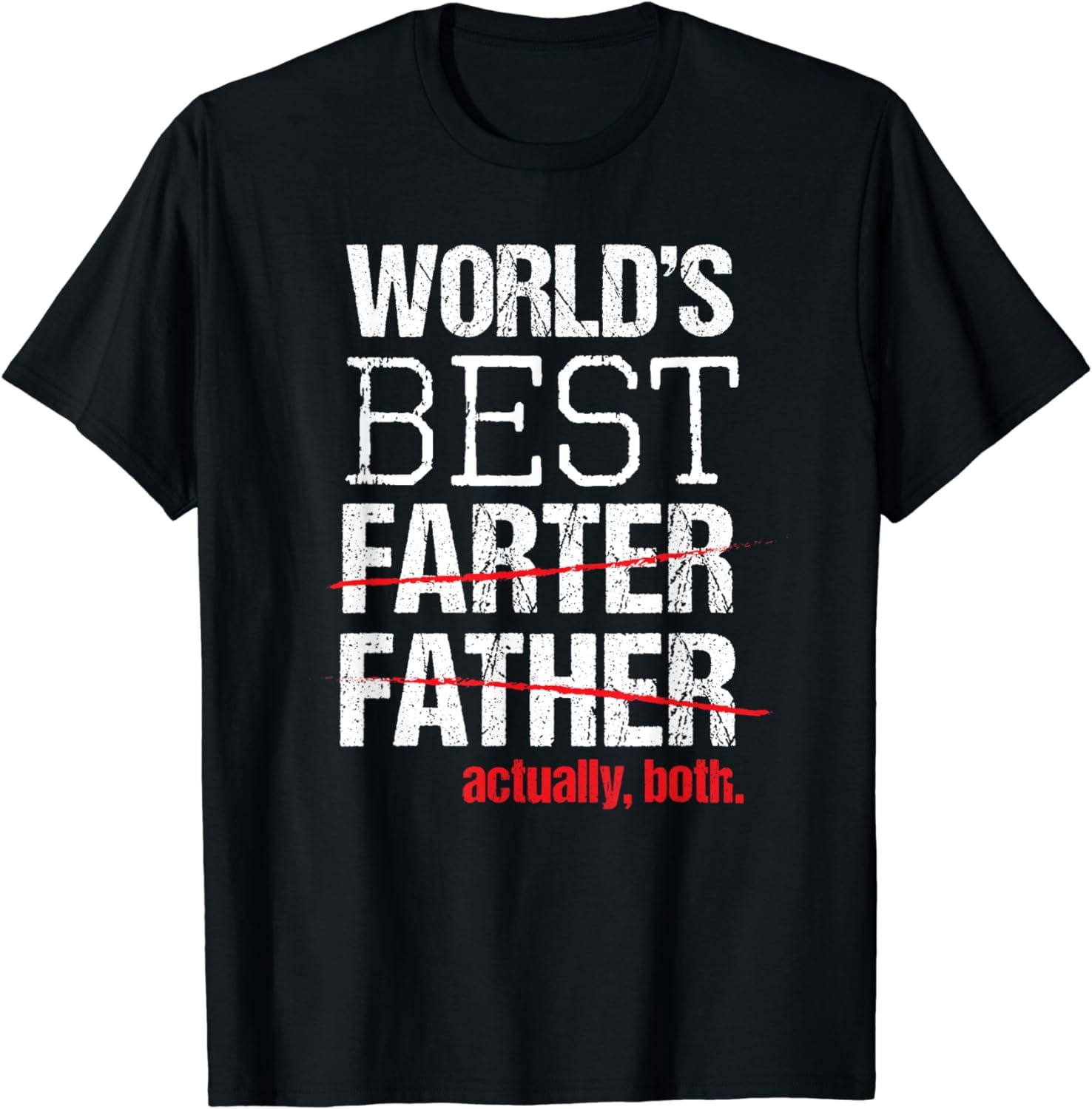 Funny Best Farter Father Tshirt Greatest Dad Fart Joke Shirt - Walmart.com