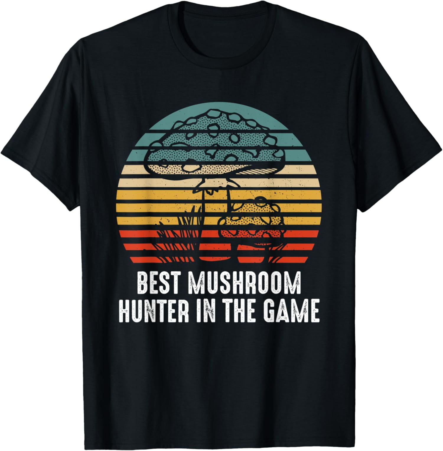 Funny Best Mushroom Hunter Forager Collector Fungi Shroom T-Shirt ...