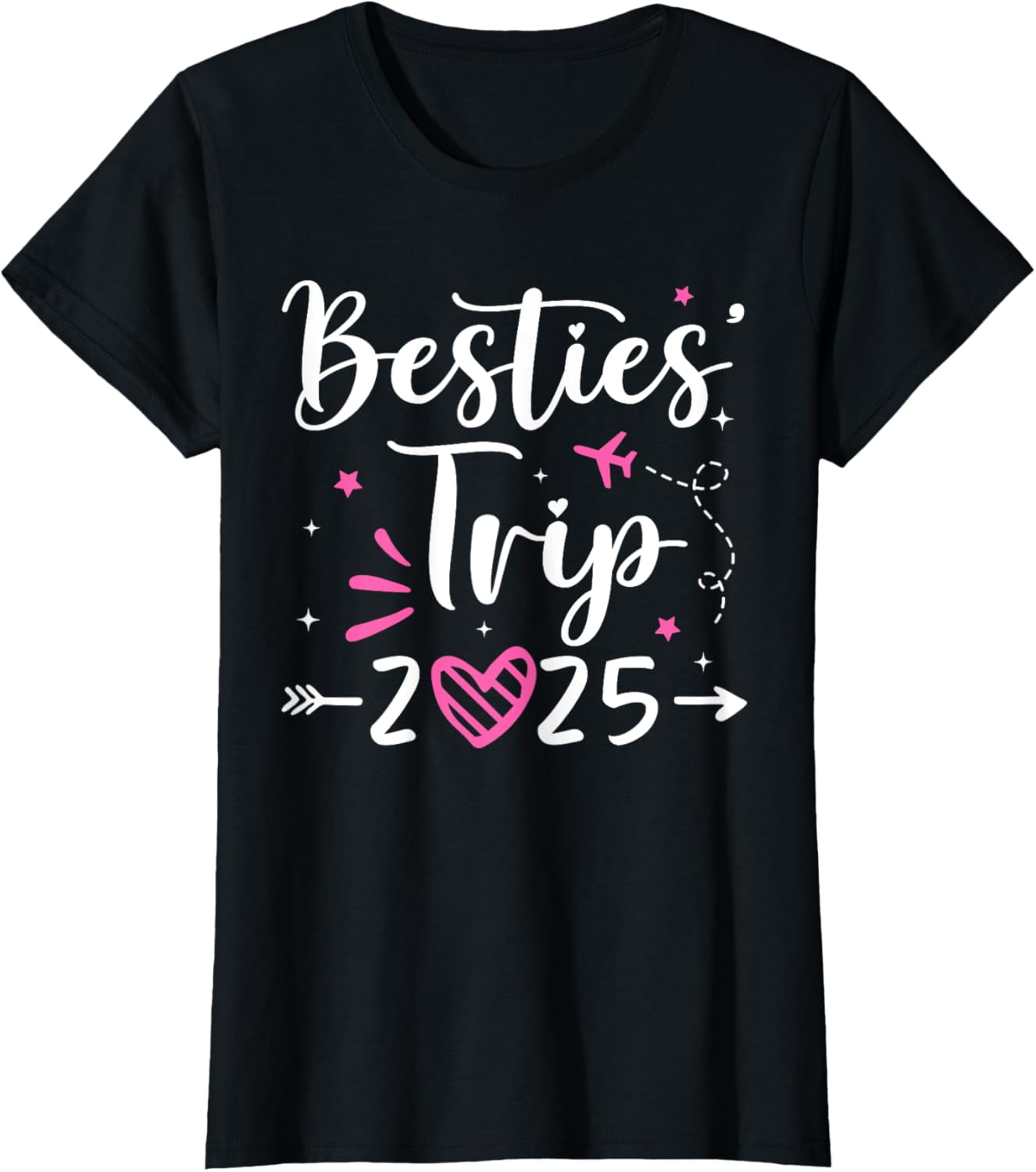 Funny Besties Trip 2025 Summer Girls Trip Vacation 2025 T-Shirt - Walmart.com
