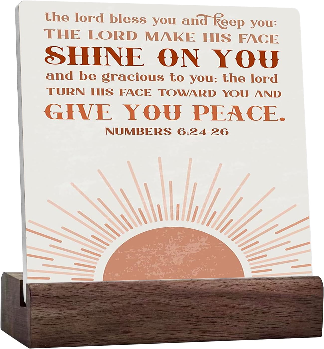 Funny Bible Verse Quote the Lord Bless You and Keep You Ceramic Table ...