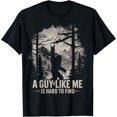 Funny Big Foot Rock A Guy Like Me is Hard to Find Sasquatch Mens T ...