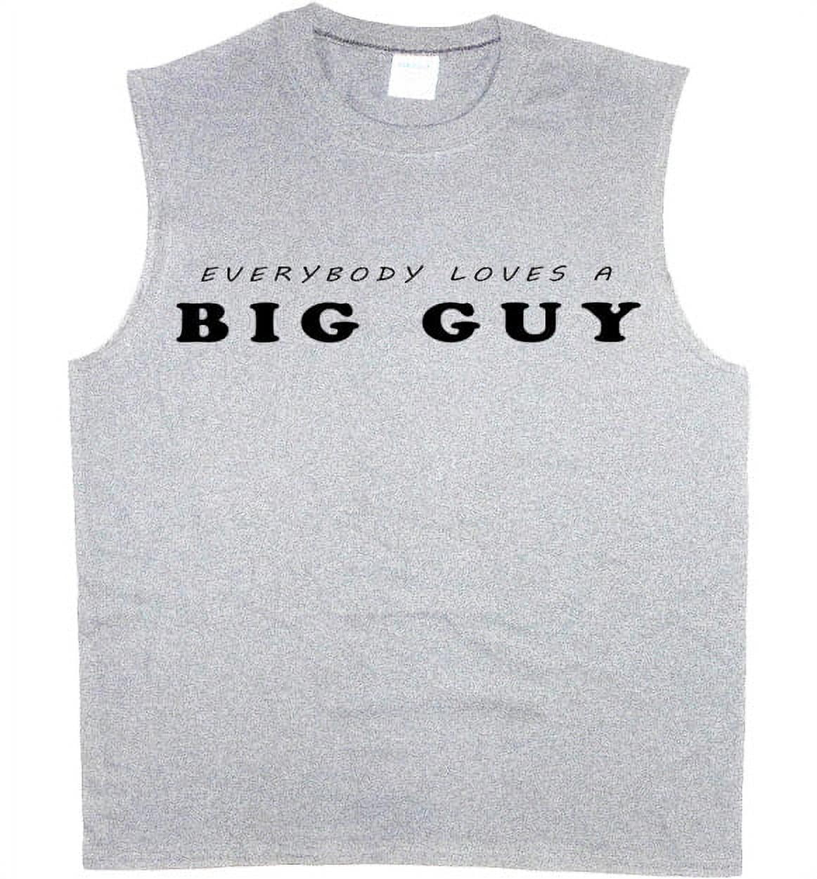 Funny Big Guy Men's Plus Size T-shirt Graphic Tee - Walmart.com