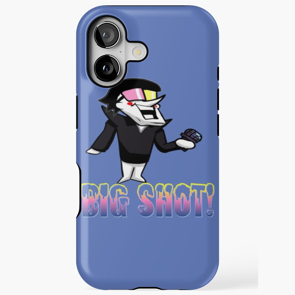Funny Big Shot Pixel Meme Graphic Case for iPhone 17 16 15 14 13 12 11 ...